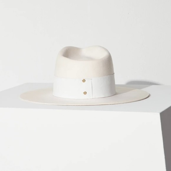 Janessa Leone | Accessories | New Janessa Leone Layne Wool Hat White ...